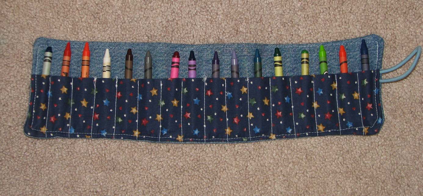 How To: Make a Crayon Roll - Upcycle Magazine Upcycle Magazine